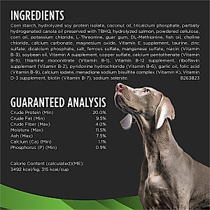 Pro Plan Veterinary Diets Purina HA Hydrolyzed Protein Dog Food Dry Salmon Flavor Formula - 6 lb. Bag