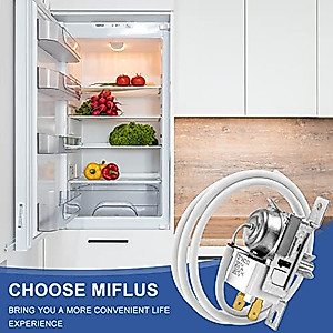 2198202 Refrigerator Cold Control Thermostat Replacement wp2198202 Thermostat Control Fit for Ken-More Refrigerators by Sikawai- Replaces 2161284 2198201 PS11739232 AP6006166 WP2198202