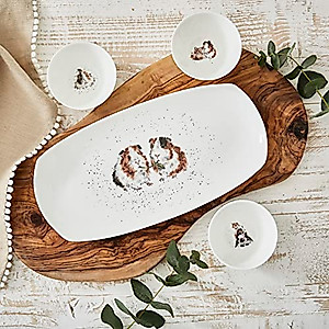 Wrendale Designs - 'Lettuce Be Friends' 3 Dishes and Tray Set