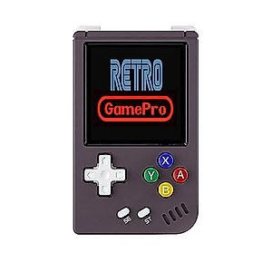RG Nano Retro Handheld Game Console , Aluminum Alloy CNC Support Clock , Music Player Function 1.54 Inch IPS Screen 64G TF Card 5405 Game (Anbernic Rg Nano Purple)