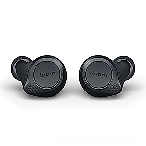 Jabra Elite Active 75t True Wireless Earbuds with Wireless Charging Enabled Case, Gray (Renewed)