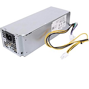 Upgrade 240W Power Supply for Dell Inspiron 3650 3656 Optiplex 3040 5040 7040 SFF HU240AM-00 AC240EM-00 L240NM-00 P/N: THRJK 04GTN5 4GTN5 H62JR 2P1RD AC240NM-00 B240NM-00 H62JR 3RK5T HU240NM-00 (8+4p)