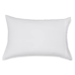 Pottery Barn 100% Egyptian Cotton 1200 Thread Count Ultra Soft Pillow Case Set - Durable and Silky Soft (Queen Size Pillowcase) (White)