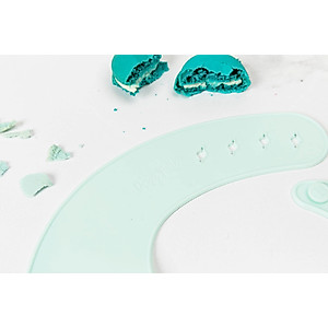 DAISY FRILLS Silicone Baby Bib Infant Toddler Feeding | Funny Humorous Gift Feed Me Damn It | Waterproof, Durable, Adjustable, Soft!…