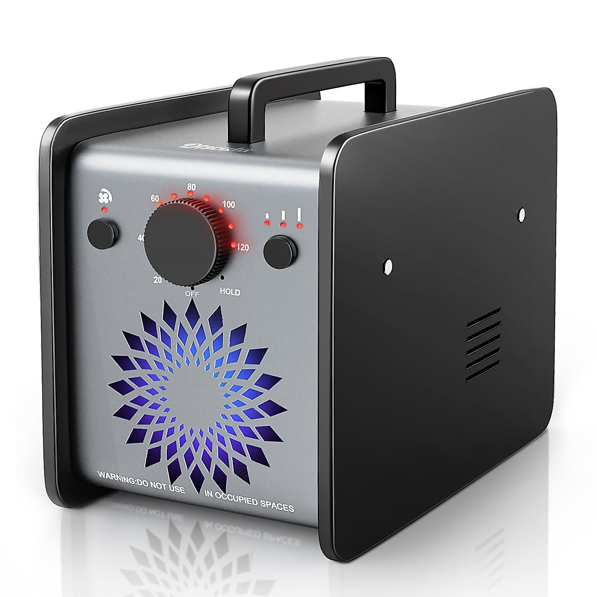 Ozone Generator 35,000mg/h, Ozone Odor Eliminator Machine for Home Car, Ultra-Powerful Ozone Generator for Comprehensive Odor Elimination Black