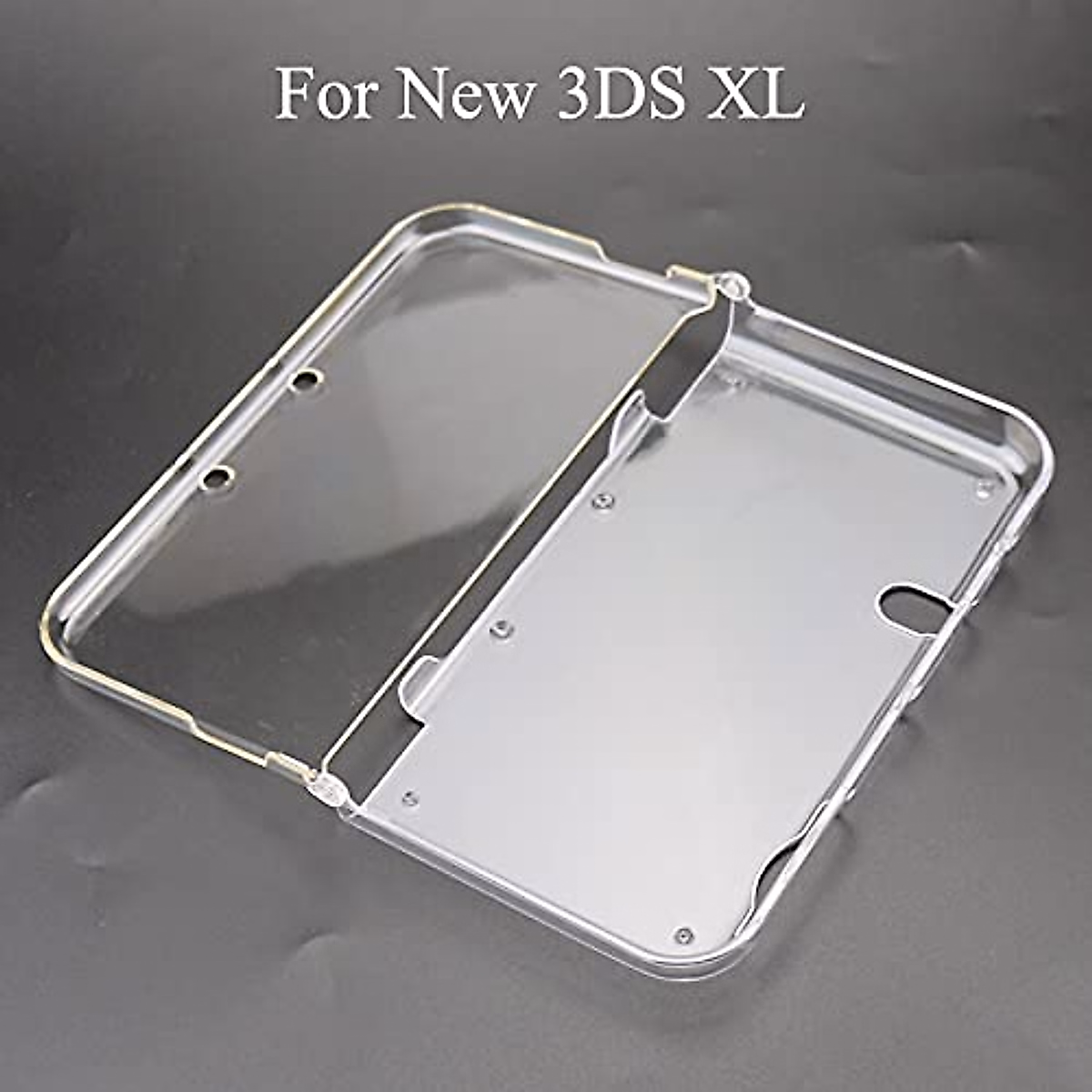 Clear Crystal Plastic Protective Hard Shell Skin Case Cover for Nintend 3DS New 3DS XL Console Game (for New 3DS XL)