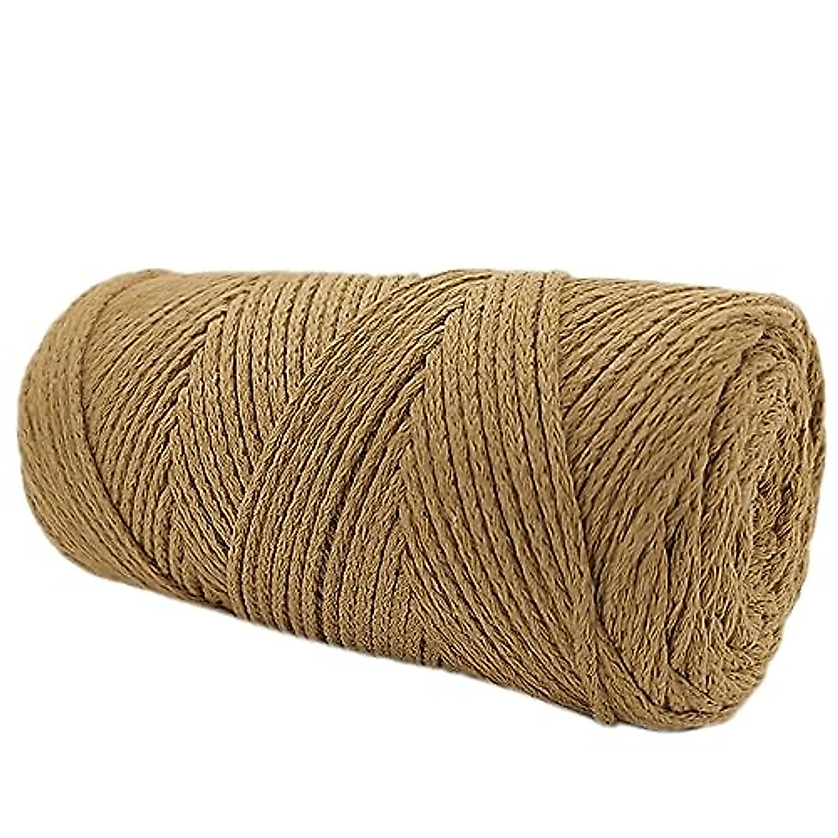 200G 3mm Hollow Braided Polyester Cotton Rope, Lightweight Comfortable Knitting Silk Thread, Colored Crochet Knit Yarn for DIY Handmade Craft Projects