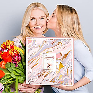 Fimibuke Gifts for Mom - Christmas Mom Gifts from Daughter Son Kids Husband Bamboo Best Mom Gift Cheese & Charcuterie Board Kitchen Cooking Serving Tray Xmas Birthday Present for Women Wife