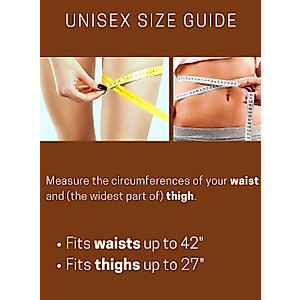 Vriksasana Groin Hip Brace | Sciatica Support Wrap | Hamstring Compression Sleeve for Men and Women for Pulled Quadriceps Thigh Muscle, Hip Flexor Strain, Bursitis and Arthritis (Right Leg)