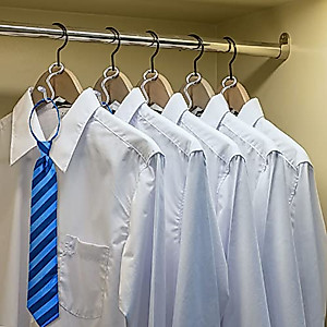 Clothes Hanger Connector Hooks Metal Hanger Extender Hooks Metal Outfit Hangers Extender Clips Silver Clothes Extender Hooks for Clothes Organizer Closet (150 Pcs)