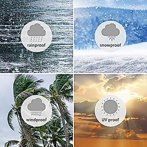 Patio Chair Covers Waterproof Heavy Duty Outdoor Patio Furniture Covers, Stackable Outside Lounge Deep Seat Covers, Large Lawn Sofa Covers Water Resistant, Standard-2 Pack, Brown