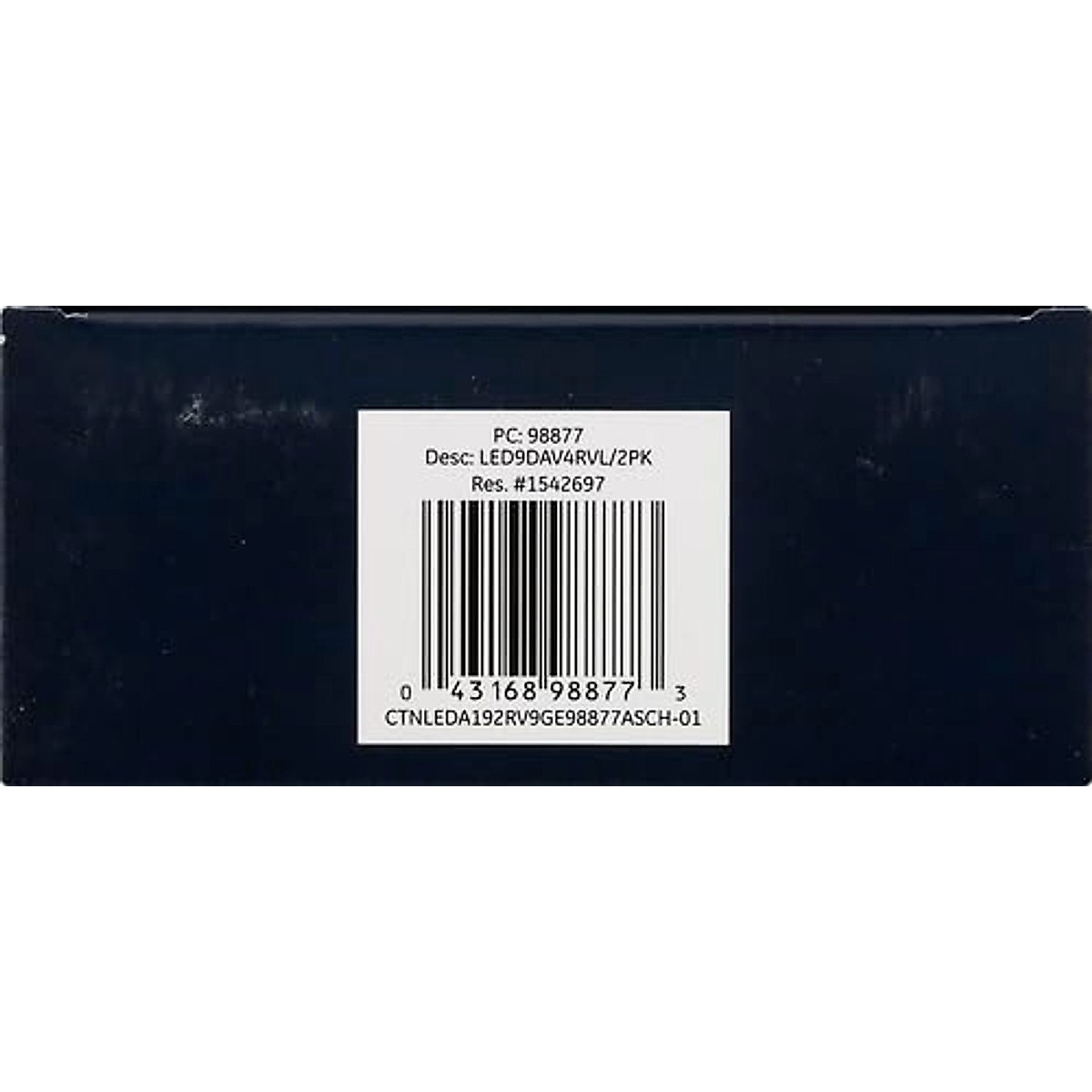 GE Lighting Reveal LED Light Bulbs, 9 Watt (60 Watt Equivalent) HD+ Light, Standard Bulb Shape, Medium Base, Dimmable (2 Pack), White