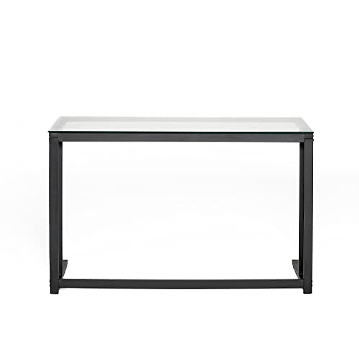 Christopher Knight Home Eghan Tempered Glass Computer Desk, Black
