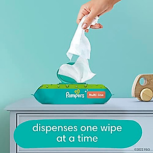 Pampers Baby Wipes Multi-Use Refreshing Rain 3X Pop-Top Packs 168 Count
