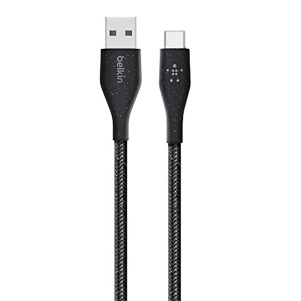 Belkin DuraTek Plus USB-C to USB-A Cable with Strap (Ultra-Strong USB to USB-C Cable/USB Type-C), Black, 6'/1.8m