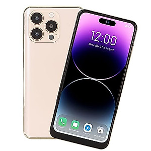 ciciglow Ultra Thin 6.6 Inch HD Smartphone, 8GB RAM 128GB ROM, Face Recognition, 24MP Camera, 4G Mobile Phone with Fast Connectivity, Long Battery Life (US Plug)
