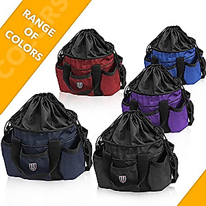 Harrison Howard Premium Horse Grooming Organizer Bag Horse Grooming Tote Bag-Champion Blue