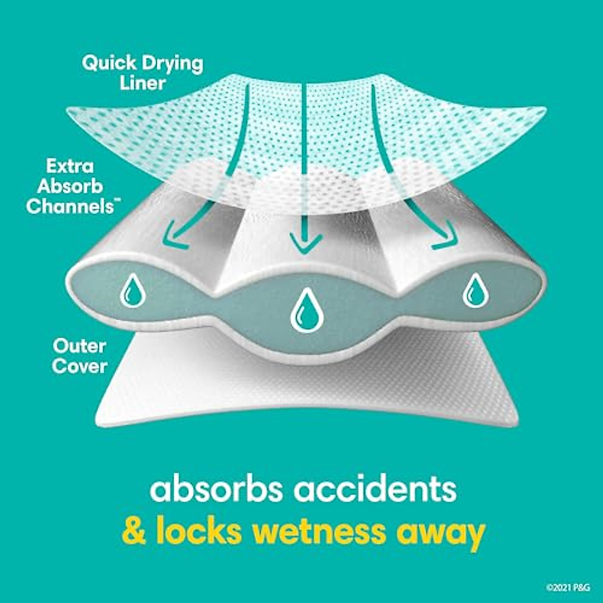 Pampers Easy Ups Pull On Training Pants My Little Pony, 4T-5T, 104 Count with Sensitive Water Based Baby Wipes 4X Pop-Top Packs (336 Count)