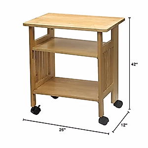 Winsome Wood Mission Shelving, Natural & Wood Mission Home Office, Natural