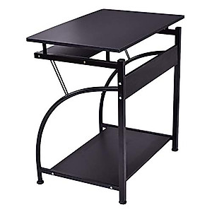 Tangkula computer desk, check the box to confirm match more than one existing, select the correct product. Some, 29" H Without Wheel, Black