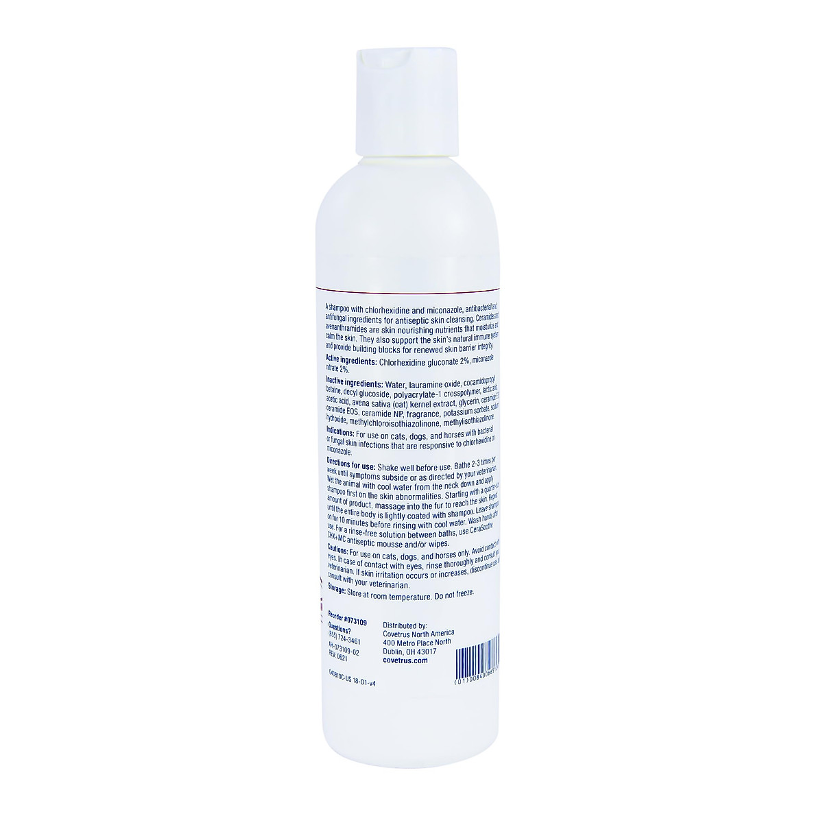 CeraSoothe® CHX+MC Antiseptic Shampoo 8oz