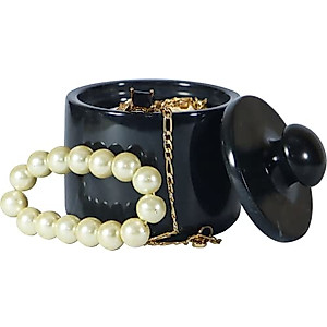 Salt Cellar Set Black & White Marble Keep Spices Fresh, 2 Piece Set Seasoning Holder for Spices Herbs Salt and sugar cellar Best for Kitchen Usage Decor & Housewarming Gifts.