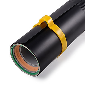 FOSHIO Film Plastic Vinyl Wraps Clip Vinyl Roll Holder Include 2PCS Big Size and 3PCS Small Size Clips - Vinyl Roll Storage Rack