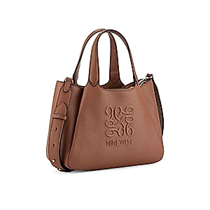 NINE WEST Emmaline Small Shopper, Saddle TAN