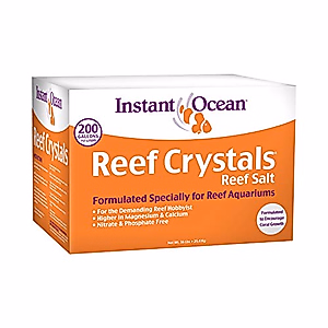 Instant Ocean-Aquarium Systems 200 Gallon Reef Crystals Sea Salt (Box)