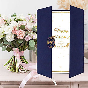 Trgowaul Retirement Party Decorations, Happy Retirement Guest Book Alternative, Funny Retirement Party Signature Certificate, Card Congrats Retired Party Supplies Gifts Sign for Men Women Coworkers