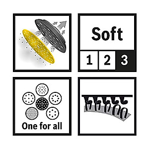 Bosch Professional Multi-Hole Pad (Diameter 125 mm, Soft, Velcro, Accessories for Random Orbital Sanders)