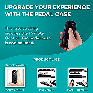 TELEPROMPTER PAD Bluetooth Remote Control for Teleprompter - Includes Teleprompter app for Apple, Android Windows & Mac - Wireless Controller for Beam Splitter Prompter or Live Streaming Equipment