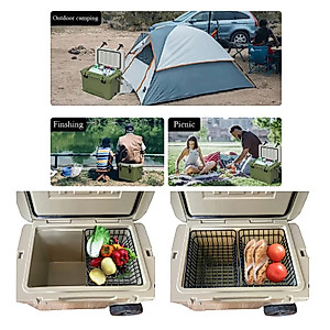 2-Pack Cooler Basket for Yeti Tundra Haul,Stays Food Chilled and Dry, Compatible with Other Cooler Accessories Cooler Locks, Cooler Dividers, Ice etc