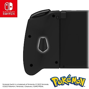 HORI Nintendo Switch Split Pad Pro (Pikachu & Lucario) - Ergonomic Controller for Handheld Mode - Officially Licensed by Nintendo & Pokémon
