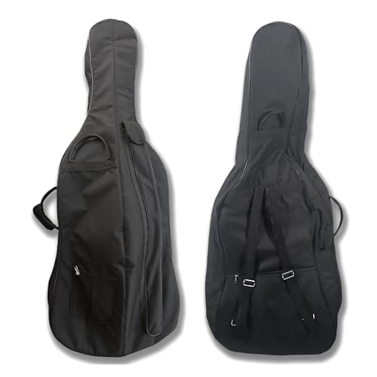 WUQIMUSC Cello Gig Bag soft case bag with Strong Straps Handle Practical Rainproof soft cello bag for 4/4 3/4 Cello,Black color