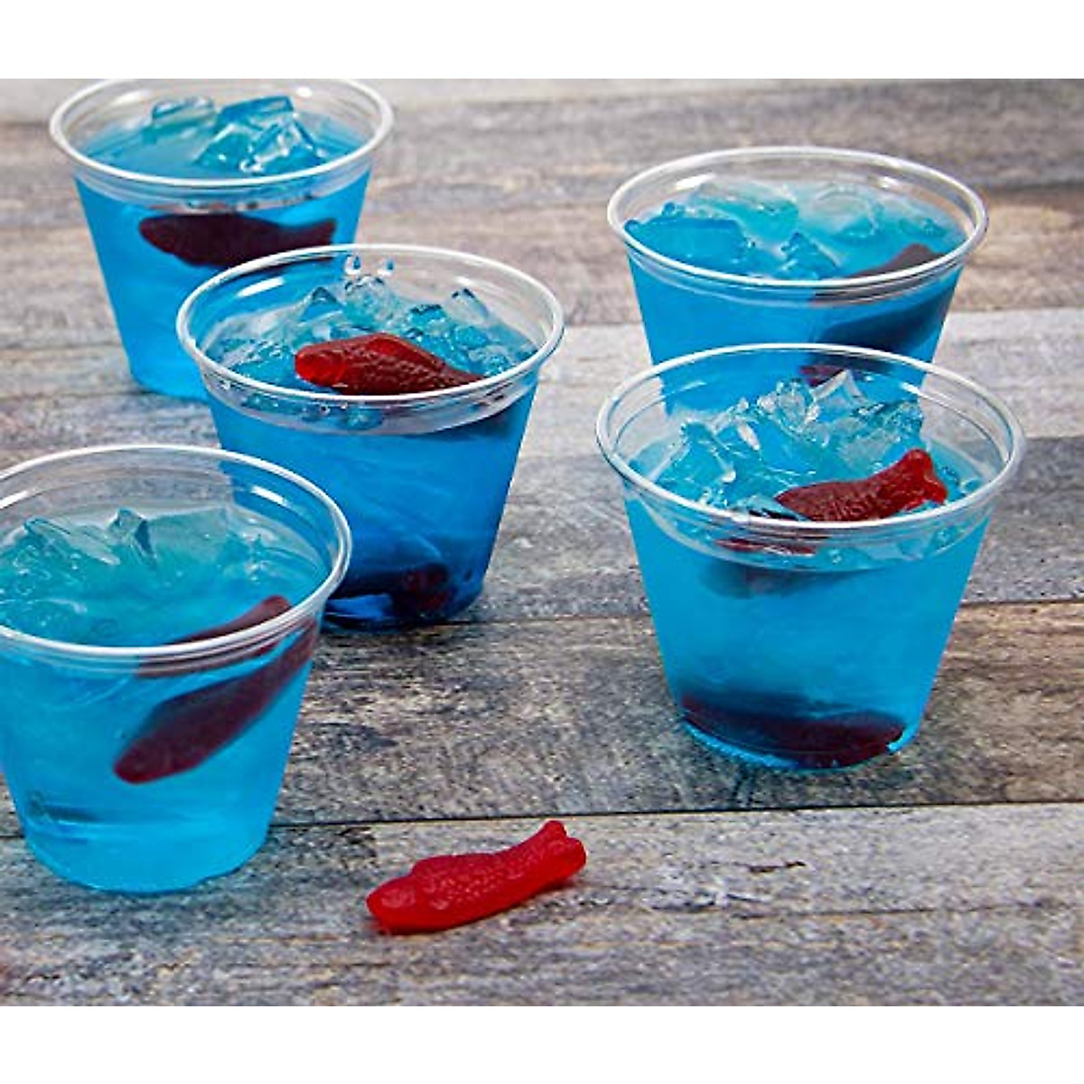 SOLO AC940-20001 Cup Company 9oz Clear Wine and Punch Plastic Cups, 6-Packs of 40ct (240ct Total)