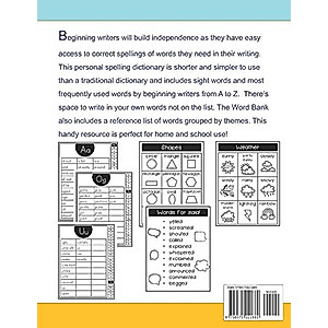 My Spelling Dictionary: for Beginning Writers