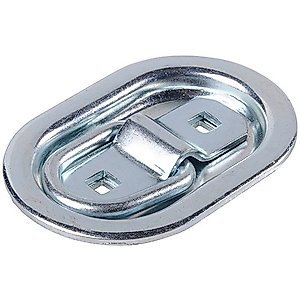Keeper 89312 2-3/4" Recessed Oval Plate Anchor