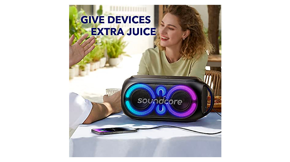Soundcore Anker Rave Party 2 Portable Speaker with 120W Power & Light Show