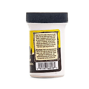 Fluker's Soaking Salt for Hermit Crabs, 2.4oz