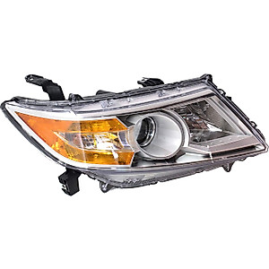 Evan Fischer Headlight Set of 2 Compatible With 2011-2013 Honda Odyssey OE comparable Halogen Direct Fit Driver and Passenger Side