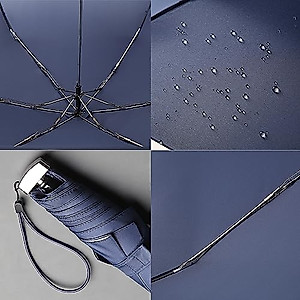 NINJAFOX Travel Umbrella Mini Umbrellas stainless steel frame rust proof,Small,Lightweight,Compact but Strong for Sun&Rain for Woman, Kids,Men Suit for Pocket (Non-Automatic)