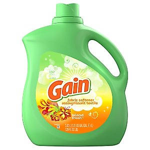 Gain Liquid Fabric Softener, Island Fresh, 150 Loads 129 fl oz