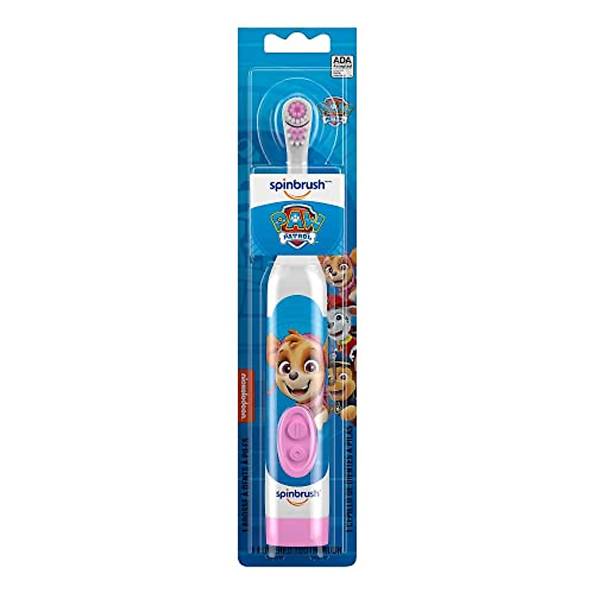 Spinbrush PAW Patrol Kid’s Electric Battery Toothbrush, Soft, 1 ct, Character May Vary