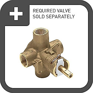 Moen T2139EPBN Eva Collection Posi-Temp Eco-Performance Tub and Shower Trim Kit Valve Required, Brushed Nickel