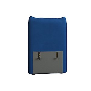 LLappuil 1 Piece Modular Armrest Backrest Module for Convertible Modular Sectional Couch Sofa, Interchangeable Armrest Backrests, Anti-Scratch Velvet, Blue