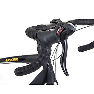 Tommaso Fascino - Sport Performance Aluminum Road Bike, Shimano Tourney 21 Speeds Road Bicycle Men Road Bikes for Men Bike Men Women Sport Bike Speed Bike Racing Bike Adult Bike City Bike- Large 58cm