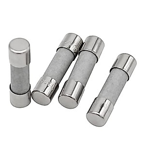 BBQ-PLUS Grill Fuse Replacement Parts for Weber Smokefire EX4/EX6 Wood Fired Pellet Grill- 4 Pcs Slow Blow Pellet Smoker Grill Ceramic Fuses,T1.5A250V