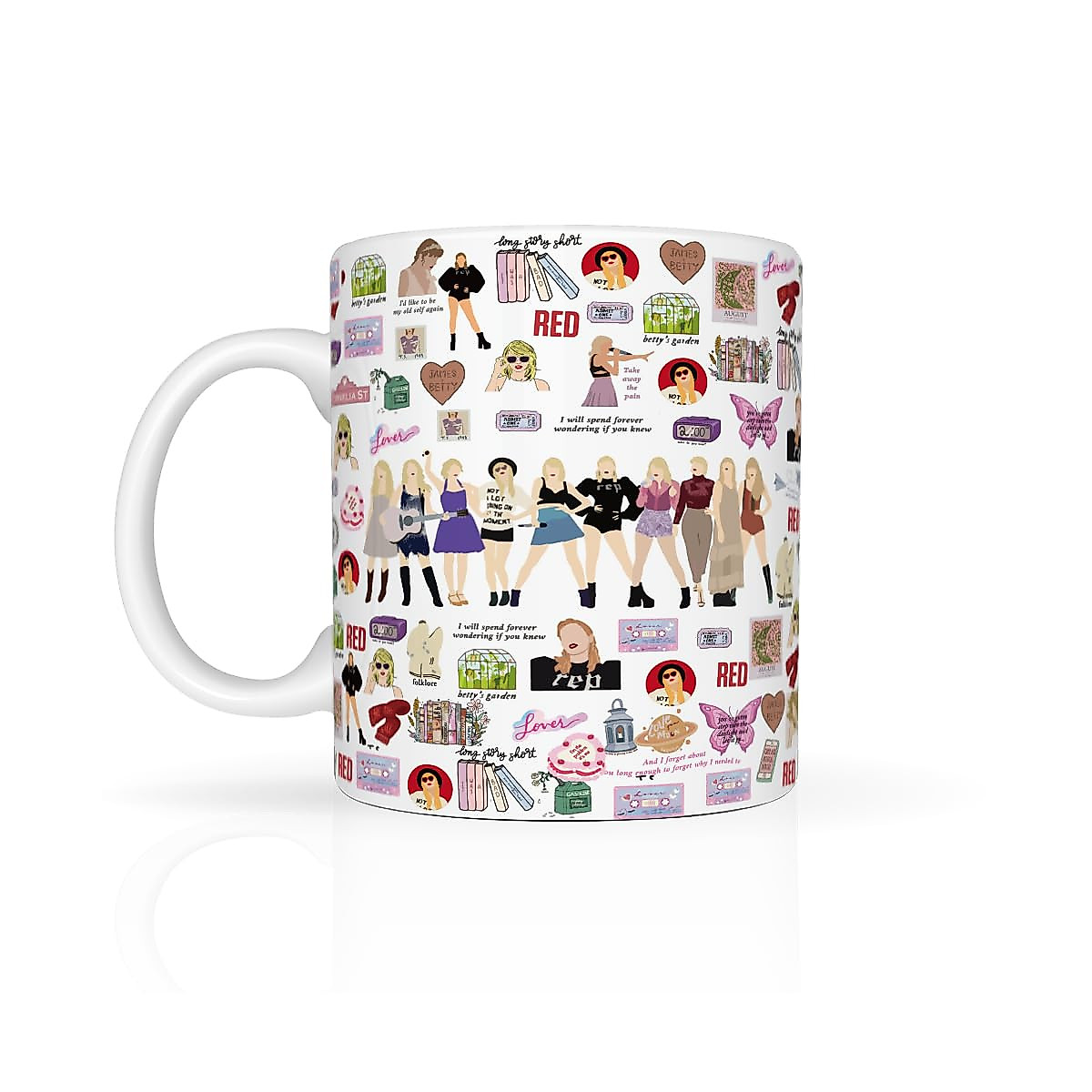 Singer’s Merchandise Music Fans Mug Singer Album Inspired Gift Music Lover Gift Birthday Christmas Gifts for Women Friends Sister Her 11 Oz Coffee Mug Cup