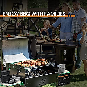 AWEASROY 19PCS Griddle Cleaning Kit for Blackstone, Heavy Duty Flat Top Grill Cleaning Kit, Remove Stain Easily 2 Grill Scrapers, 1 Cleaning Handle, 12 Scouring Pads, 4 Cleaning Bricks